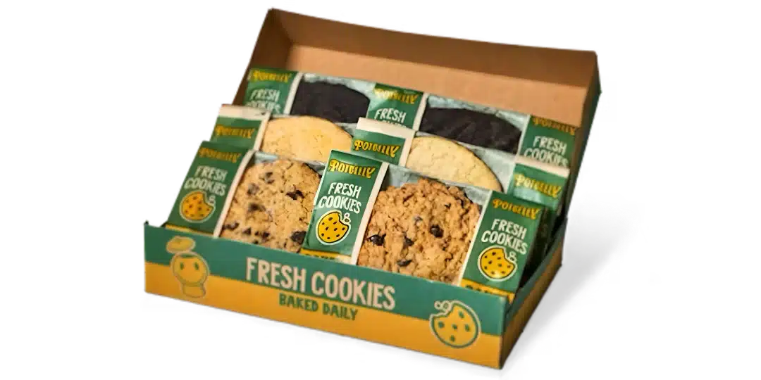Potbelly 6-Pack Cookie Box Price, Nutrition, Allergen 2025
