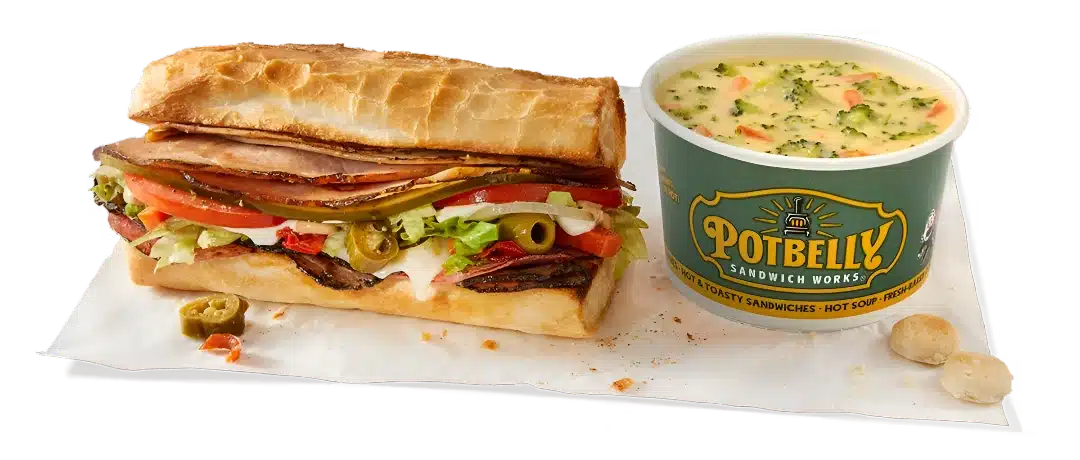 Potbelly Pick Your Pair Skinny Sandwich + Soup Price, Nutrition ...